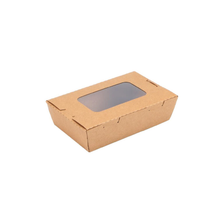 Custom Logo Kraft Paper Lunch Bento Boxes - GMZ Bulk & Wholesale